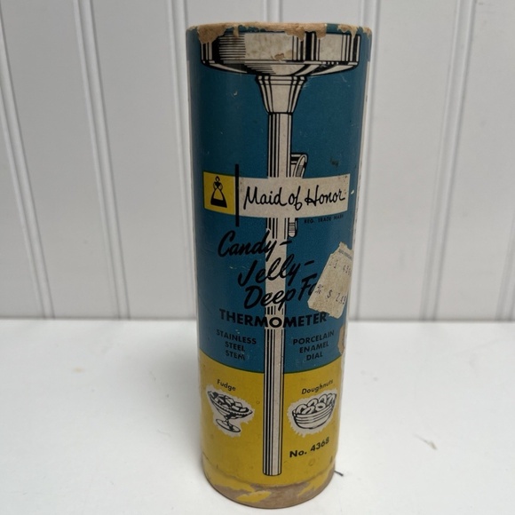 Sears | Kitchen | Sears Vintage Candy Jelly Roast Meat Thermometer Maid ...